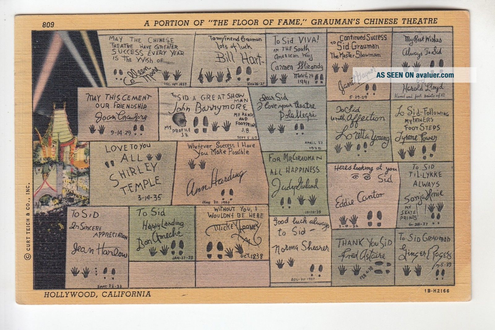 Portion Of The Floor Of Fame Grauman Chinese Theater Hollywood CA ...