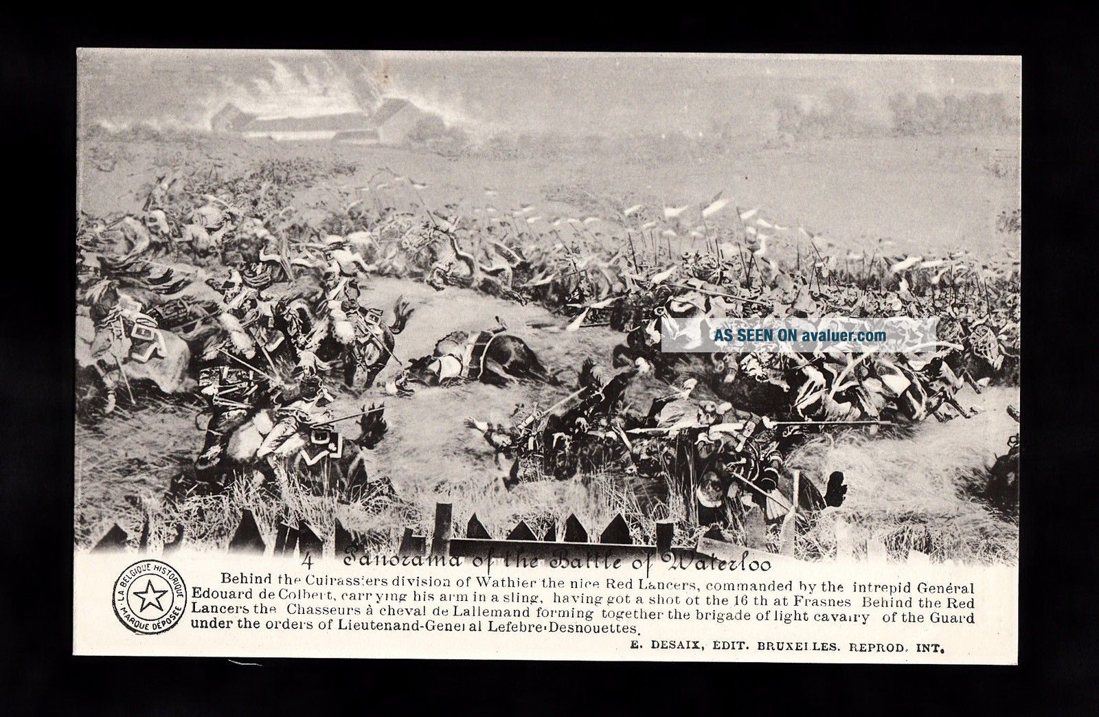C1920s Battle Of Waterloo Panorama Series - Red Lancers | #2797055