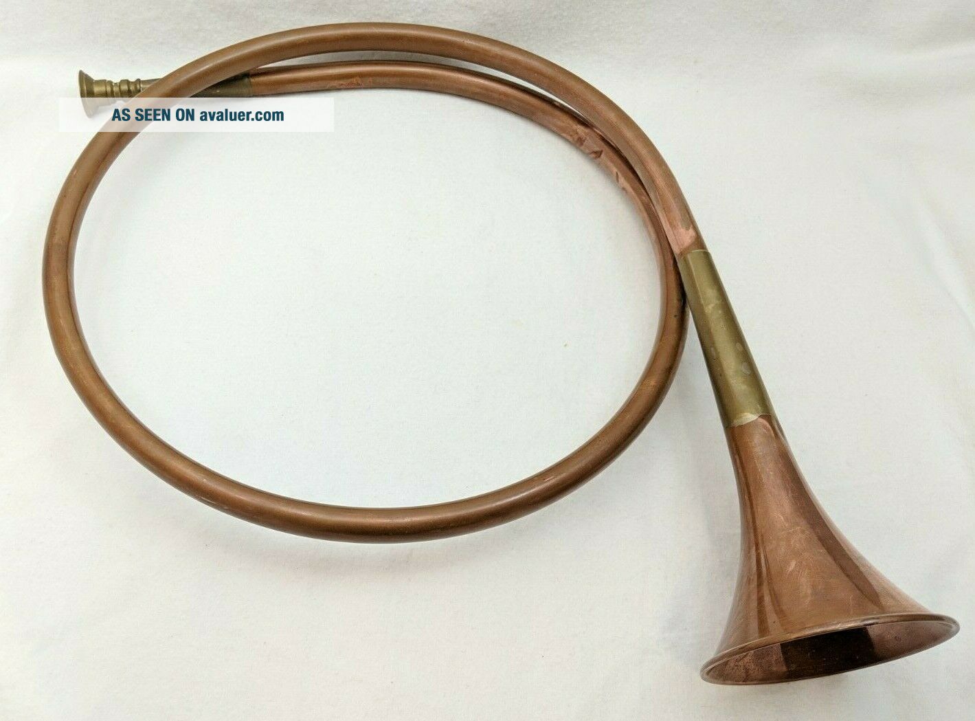 Vintage Copper And Brass English Fox Hunting Horn Bugle Decorative Wall ...