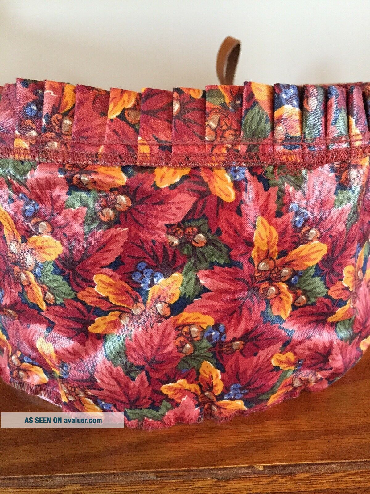 1995 LONGABERGER SHADES OF AUTUMN BASKET OF PLENTY - Foliage Liner And ...