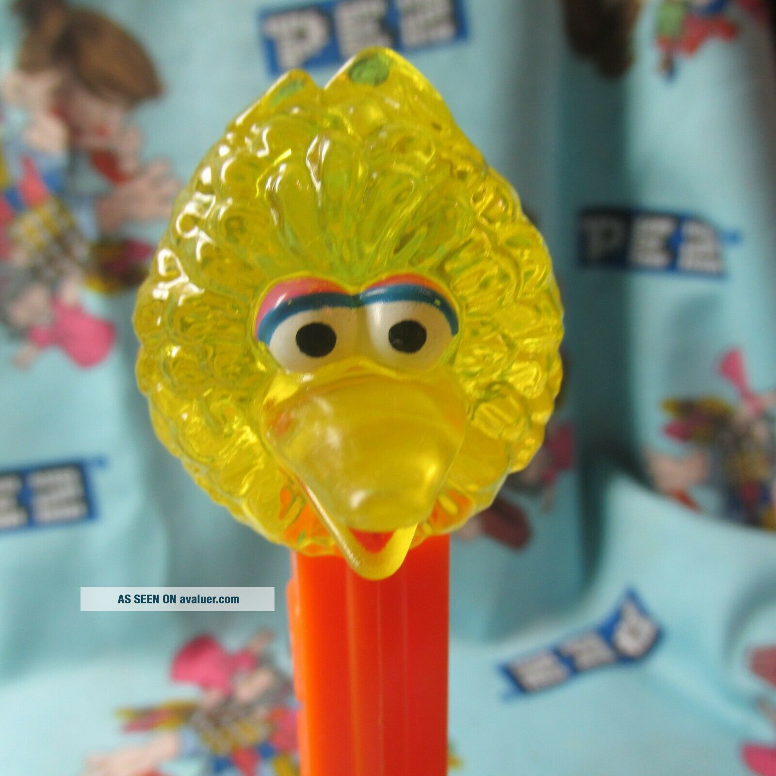 Three Sesame Street Crystal Head Pez Dispensers On Stands | #2818738
