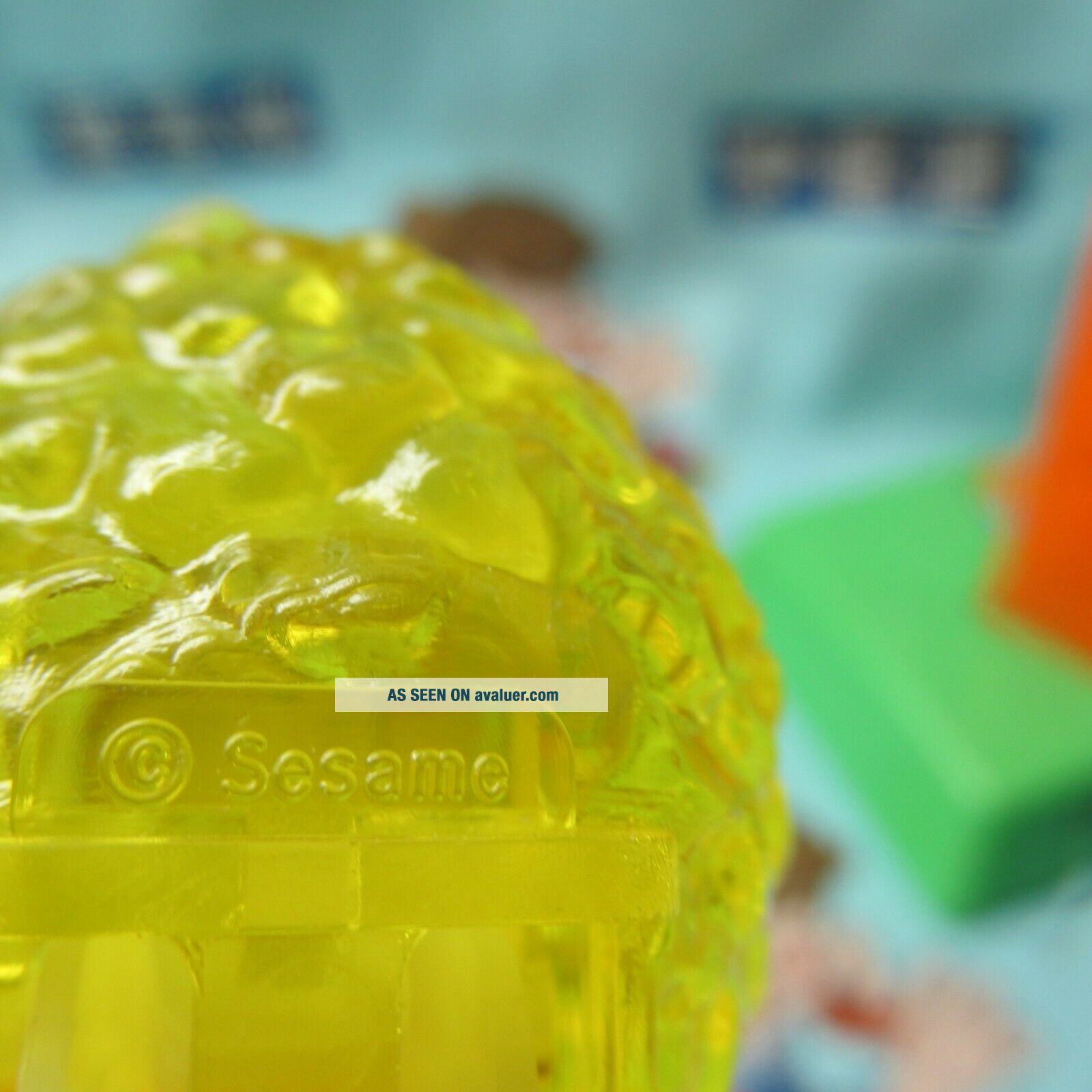 Three Sesame Street Crystal Head Pez Dispensers On Stands | #2818738