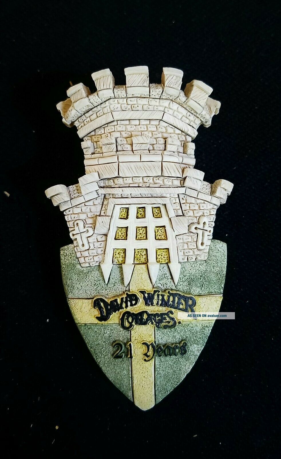 David Winter 21st ANNIVERSARY PLAQUE MIB SIGNED BY DAVID WINTER | #2829432