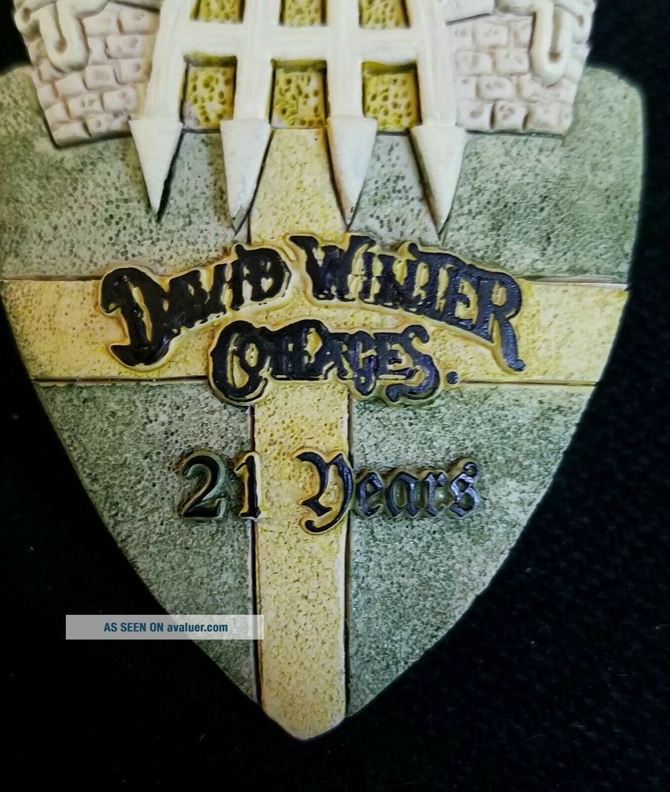 David Winter 21st ANNIVERSARY PLAQUE MIB SIGNED BY DAVID WINTER | #2829432