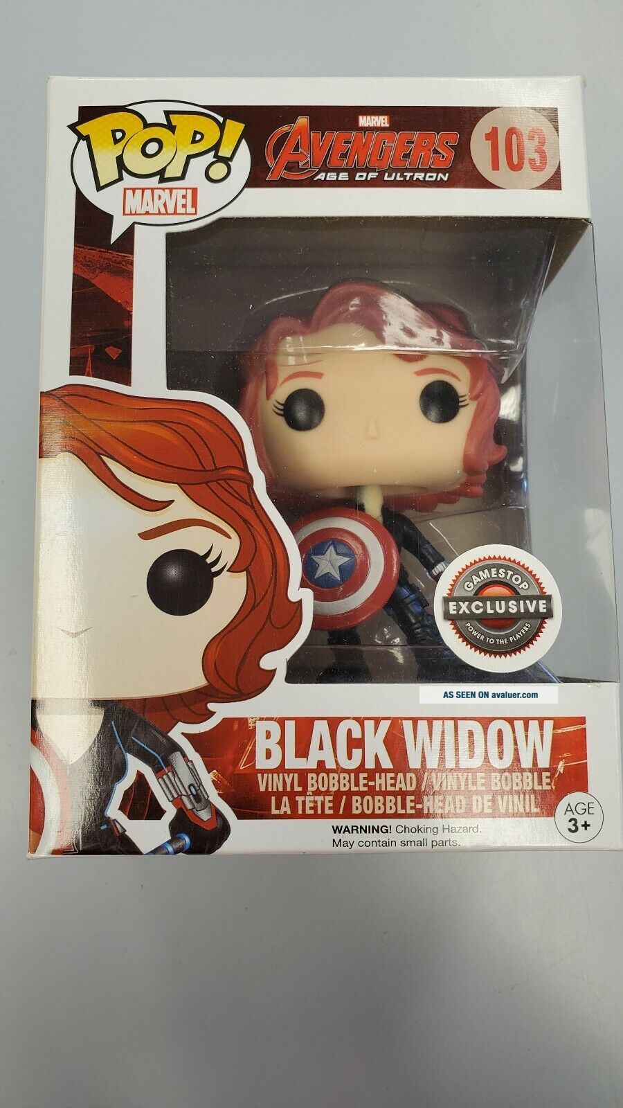 Black Widow 103 Funko Pop Game Stop Exclusive | #2857396