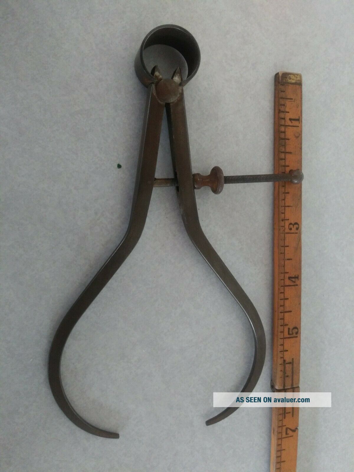 ANTIQUE / VINTAGE L. S. STARRETT CO. MACHINIST DIVIDERS/CALIPER U. S. A ...