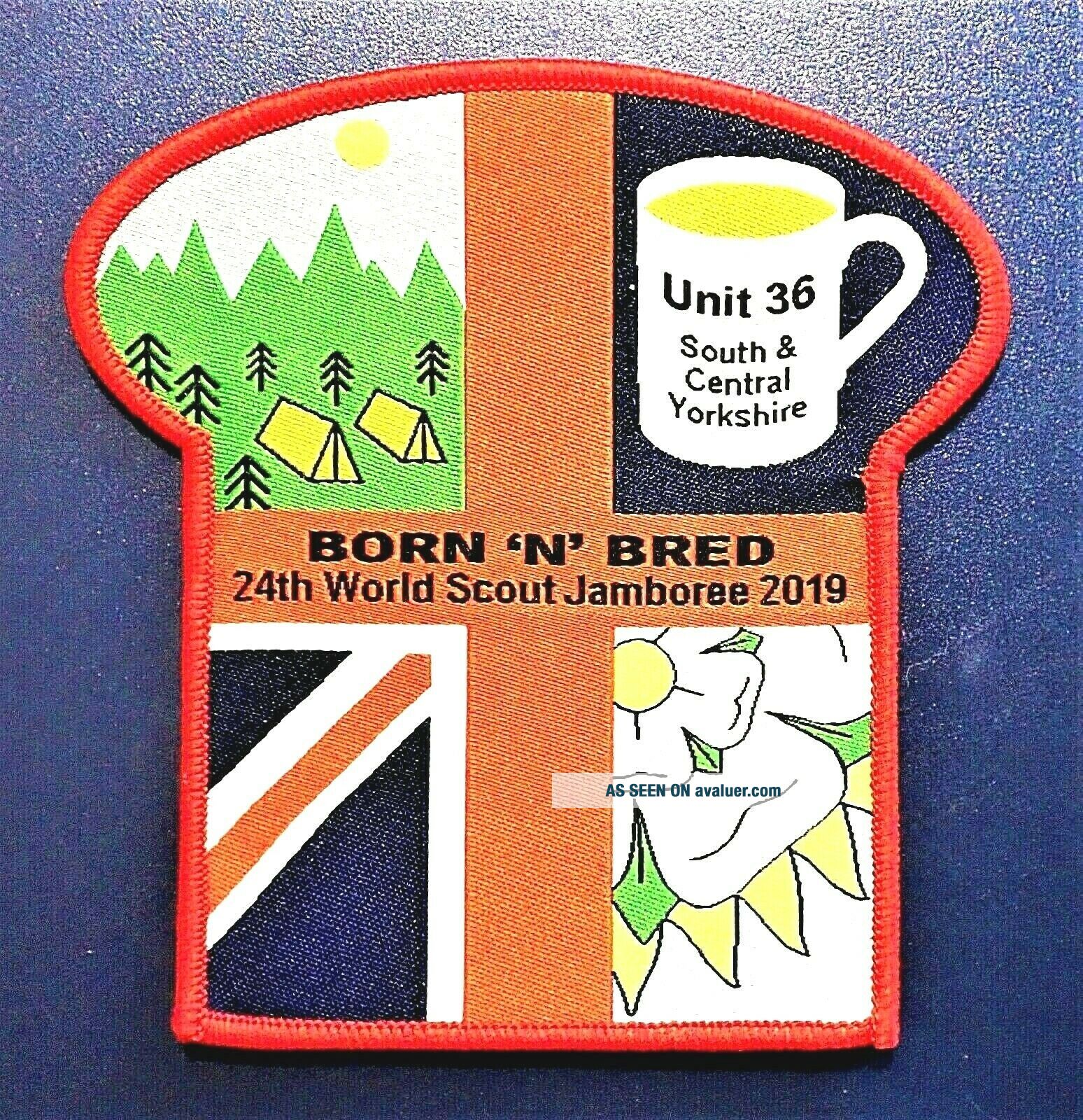 24th 2019 WORLD SCOUT JAMBOREE UNITED KINGDOM UK BORN & BRED UNIT 36 ...