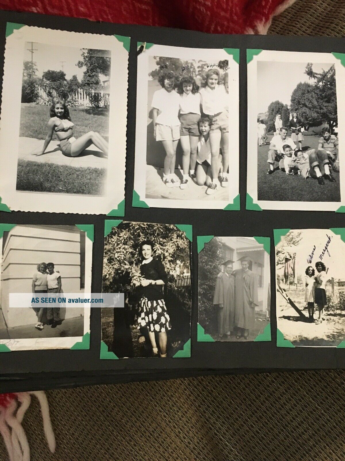 Vintage Photo Album 100 Photos Santa Cruz Boardwalk Swimsuits Coke Cars ...