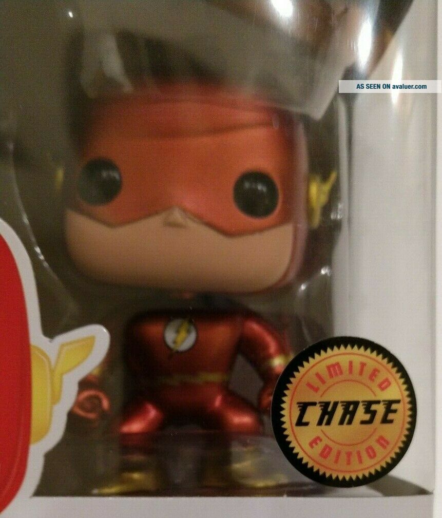 FUNKO POP THE FLASH 10 CHASE Chrome DC COMICS HEROES RARE FIGURE | #2920229
