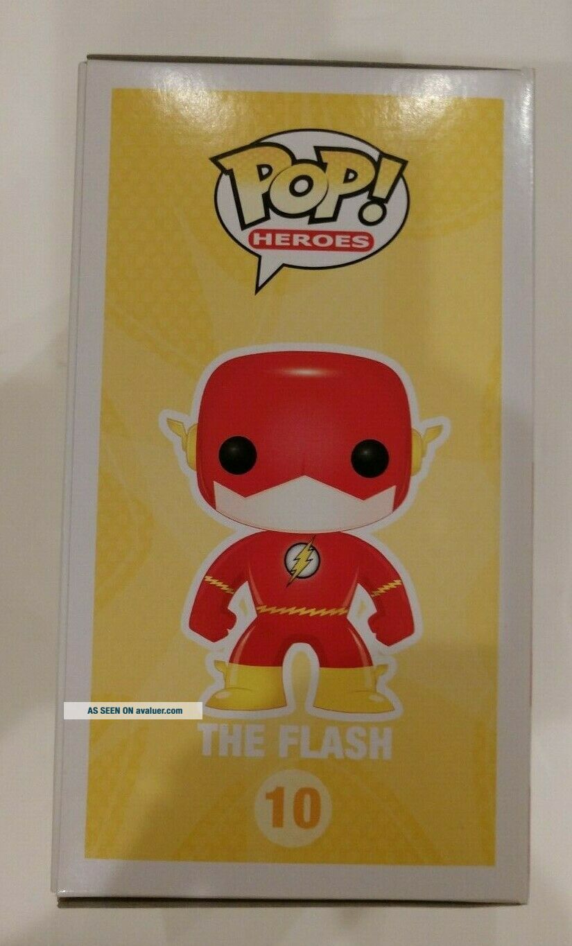 FUNKO POP THE FLASH 10 CHASE Chrome DC COMICS HEROES RARE FIGURE | #2920229