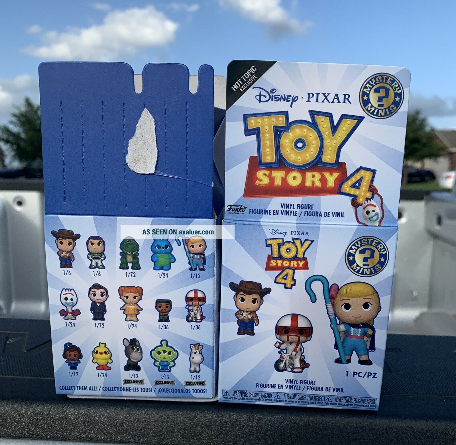 Funko Toy Story 4 Mystery Minis GITD Alien B&W Bullseye Buttercup Hot ...