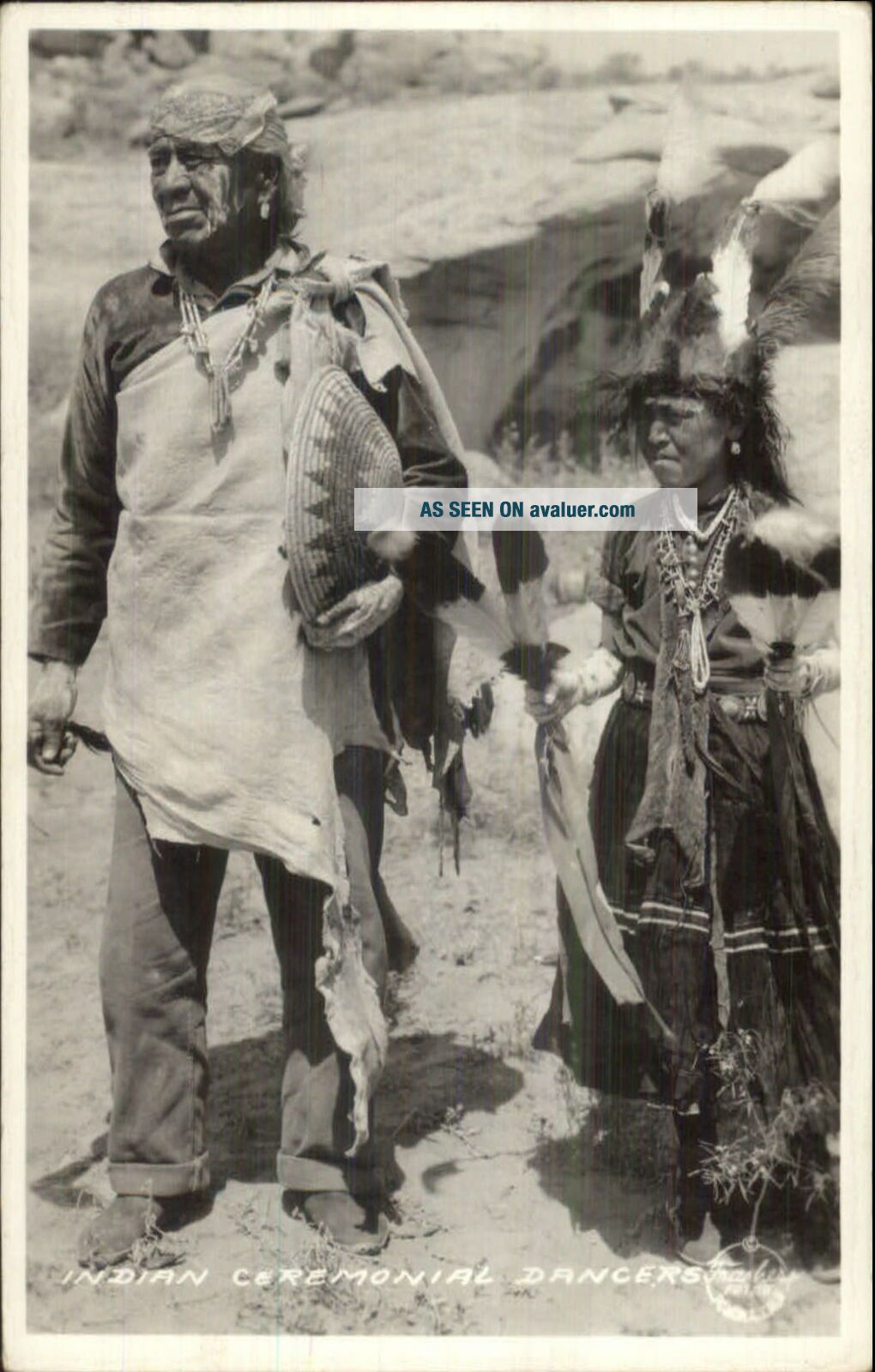 Native Indians Ceremonial Dancers California Frasher ' S Real Photo ...