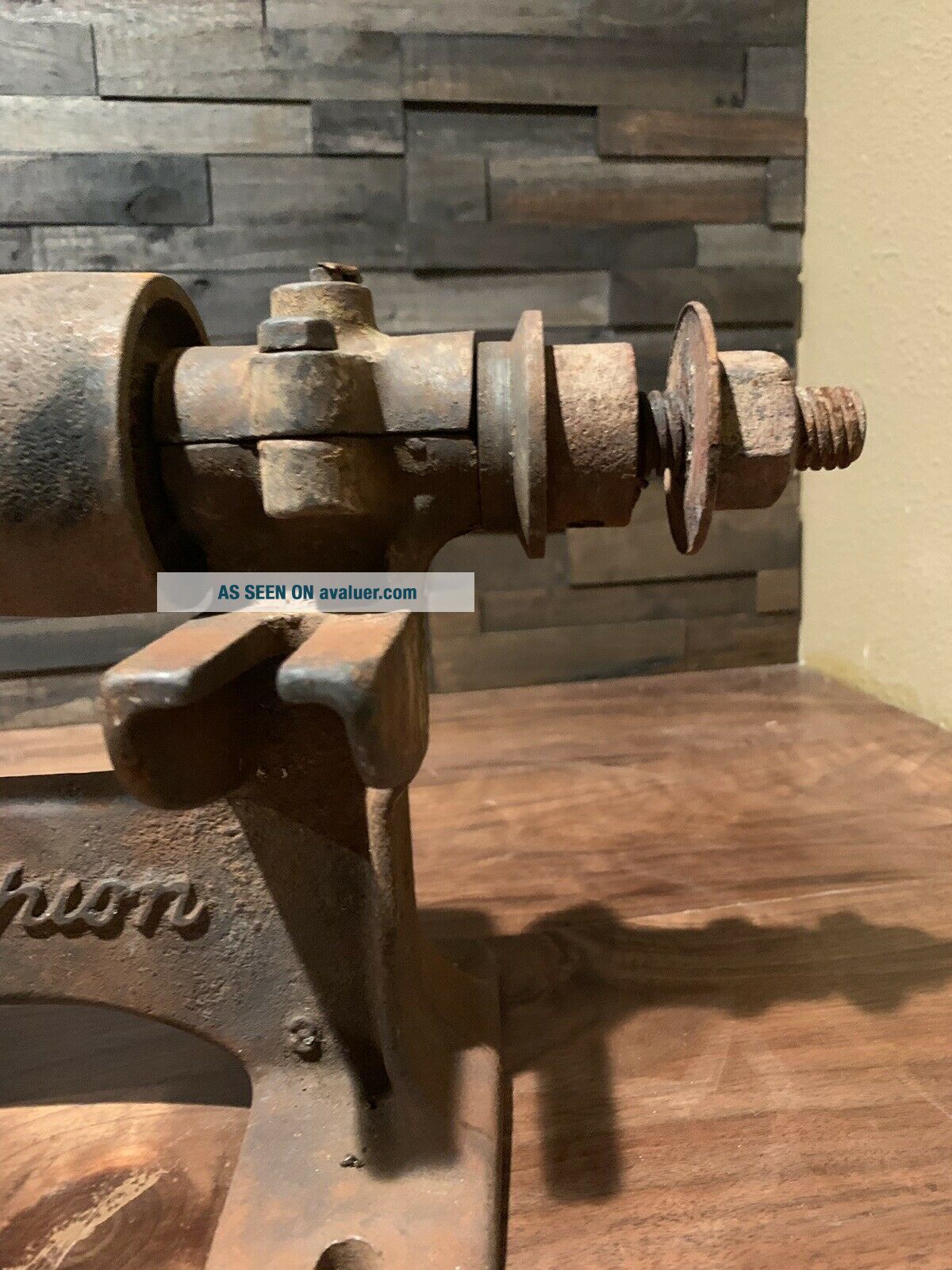 Antique Champion No 3 V Belt Driven Dual Arbor Bench Grinder Or ...
