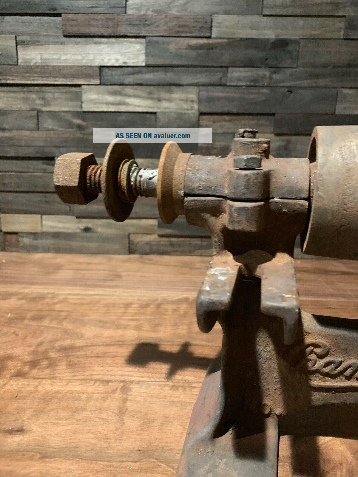Antique Champion No 3 V Belt Driven Dual Arbor Bench Grinder Or ...