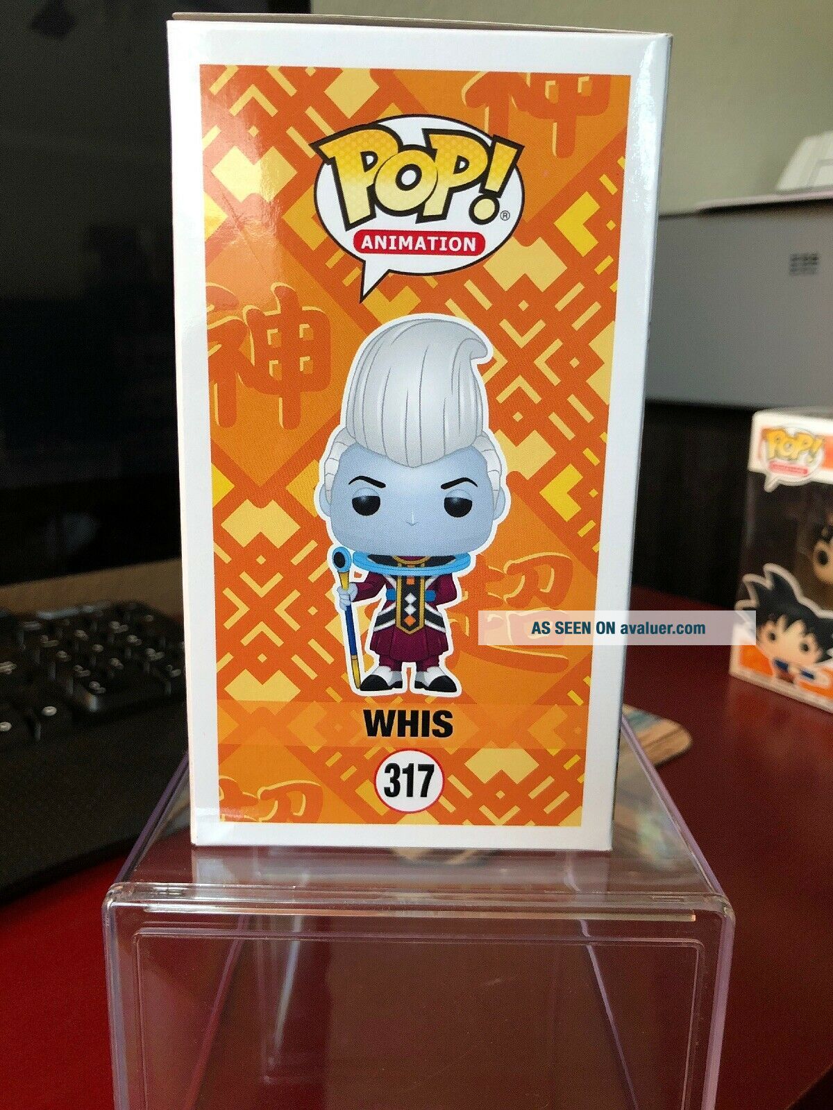 2018 SDCC Exclusive Funko Pop Dragon Ball Z 317 Metallic Whis W ...