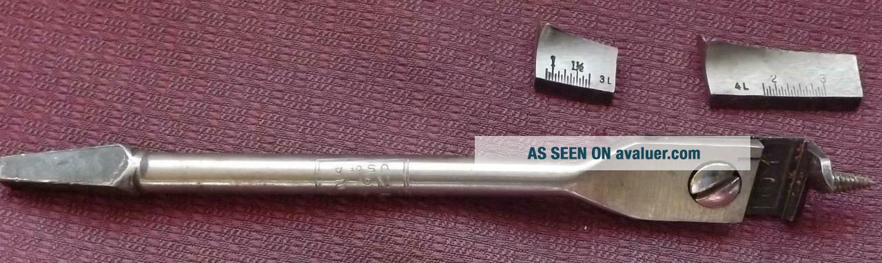 IRWIN Lockhead No. 2 Expansive Auger Wood Drill Bit With 2 Cutters 7/8 ...