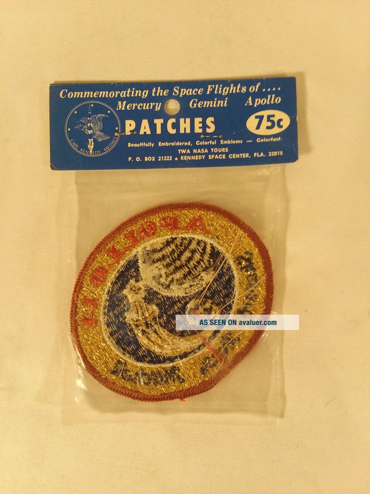 Mercury Gemini Apollo COMMEMORATIVE PATCH Apollo 14 NASA Space Flight ...