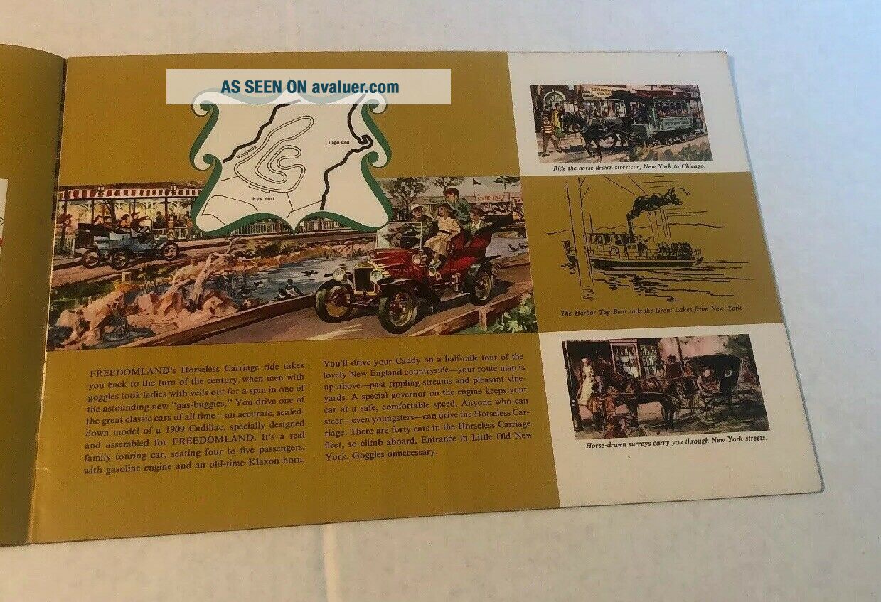Vintage Freedom Land Amusement Park York City Program Guide | #2939485