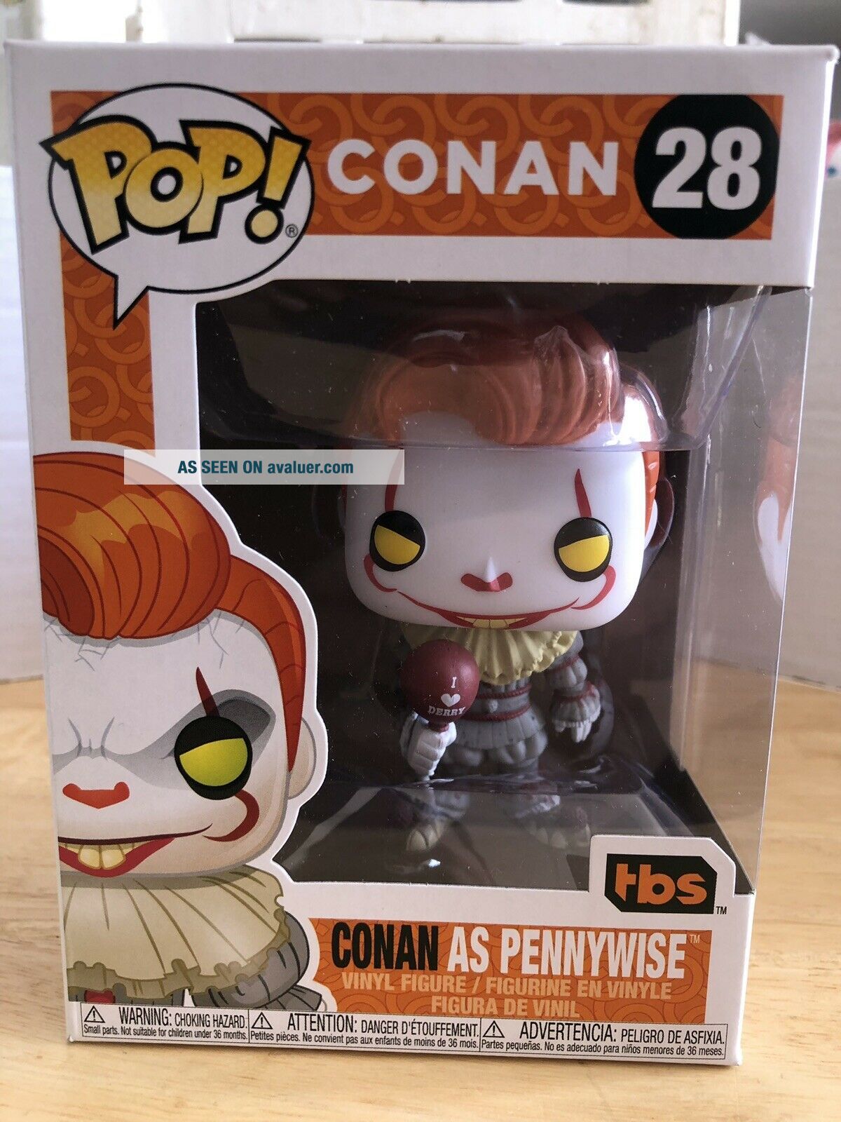 SDCC 19 Exclusive Funko POP Conan As Pennywise Figure, Pin And ...