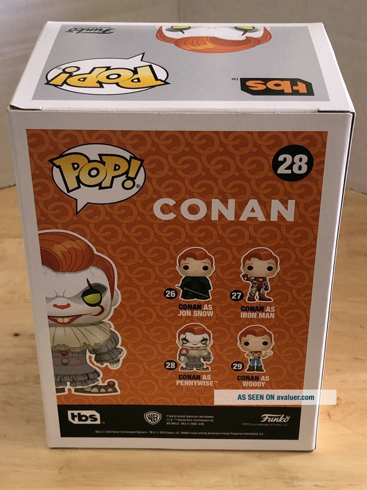 SDCC 19 Exclusive Funko POP Conan As Pennywise Figure, Pin And ...