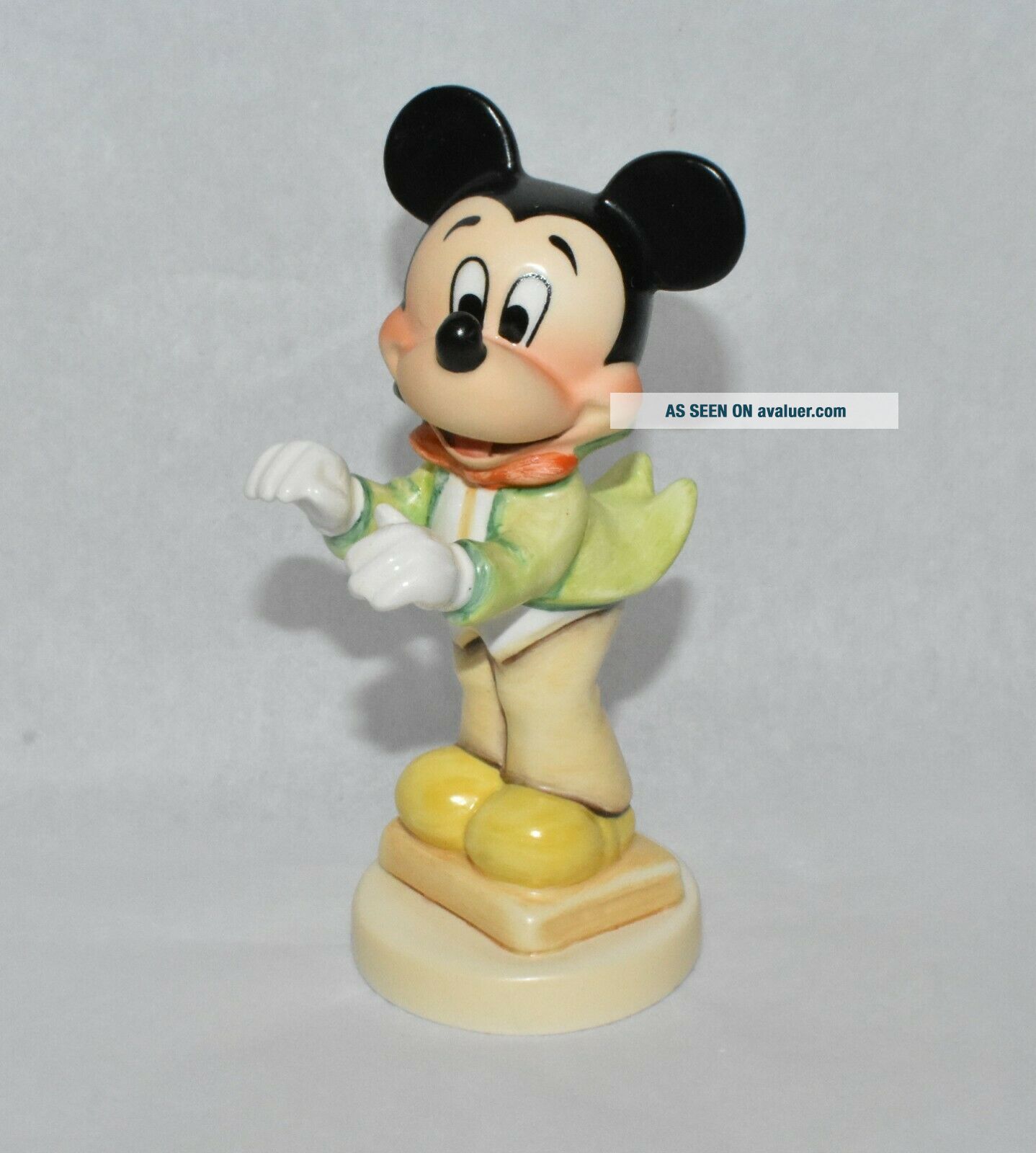 RARE Goebel Hummel Disney Mickey Mouse Band Leader HTF Figurine ...