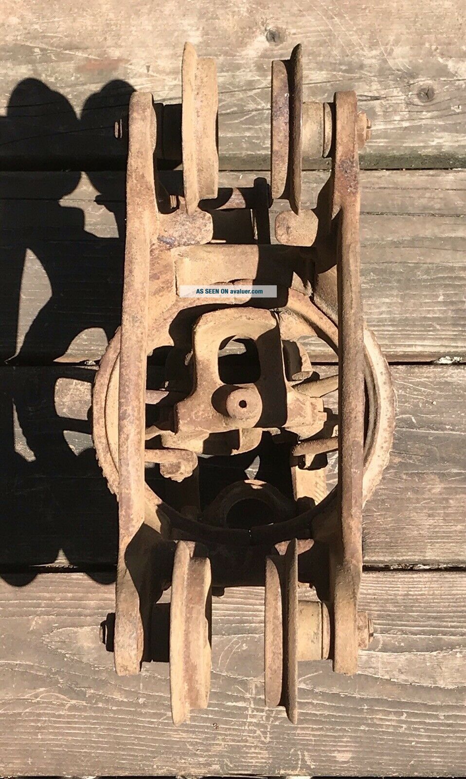 Antique Cast Iron Louden Junior Adjustable Barn Trolley | #2994847