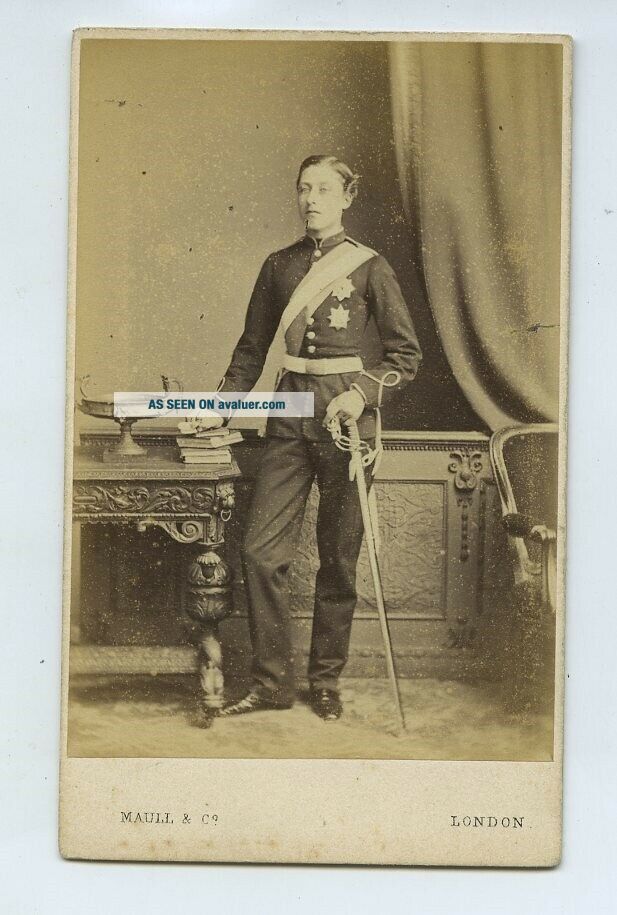 Prince Arthur In Military Uniform UK Royal Family C1870s CdV Photo By ...