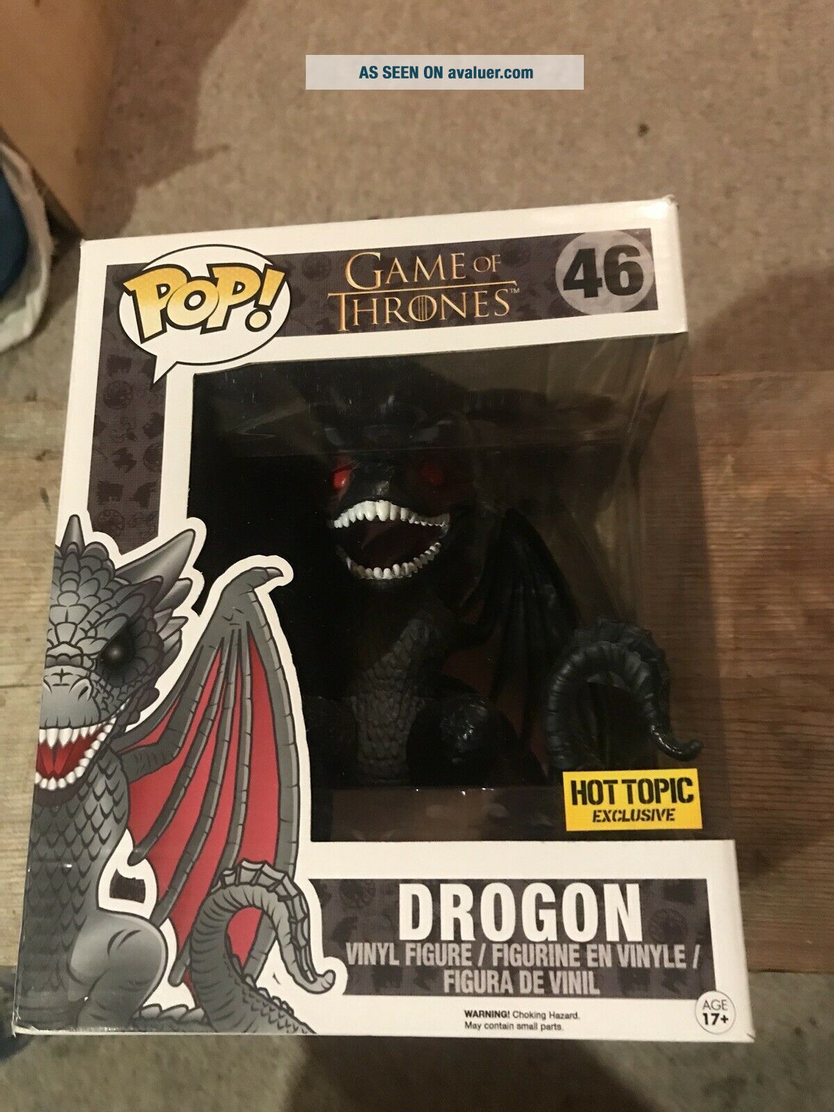 Funko Pop Drogon Viserion Rhaegal Jorah Harpy Unsullied Slightly Boxes ...