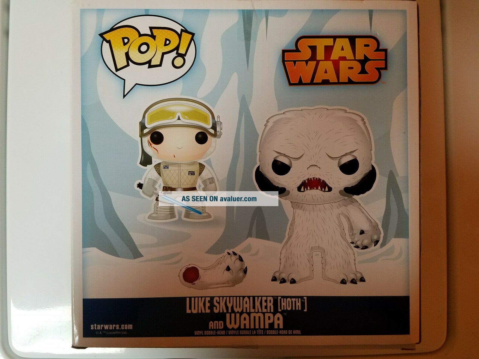 Luke Skywalker And Wampa Hoth Star Wars Funko Pop 2014 Convention ...