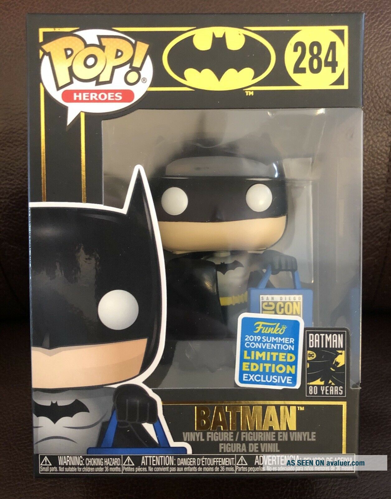 Batman Funko Pop SDCC Shared Exclusive With Bag 2019 In Hand | #3046402