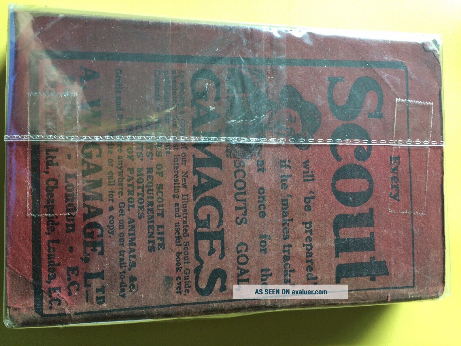 Boy Scout Book Scouting For Boys By Baden Powell Published On 1915 ...