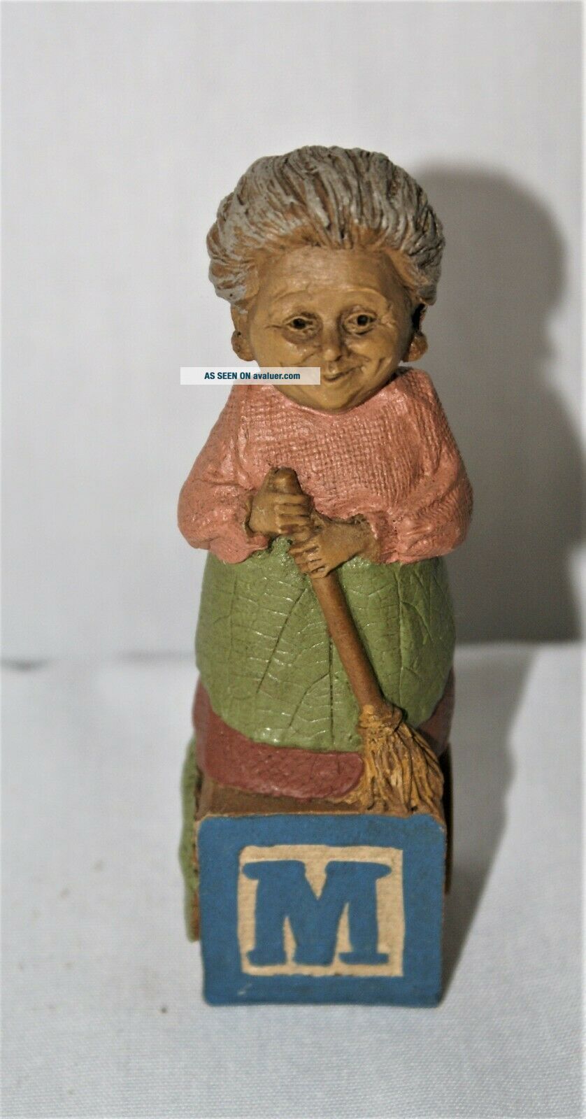 Vintage Gnome Figurine Alphabet Letter M Cairn Studio Tom Clark With ...