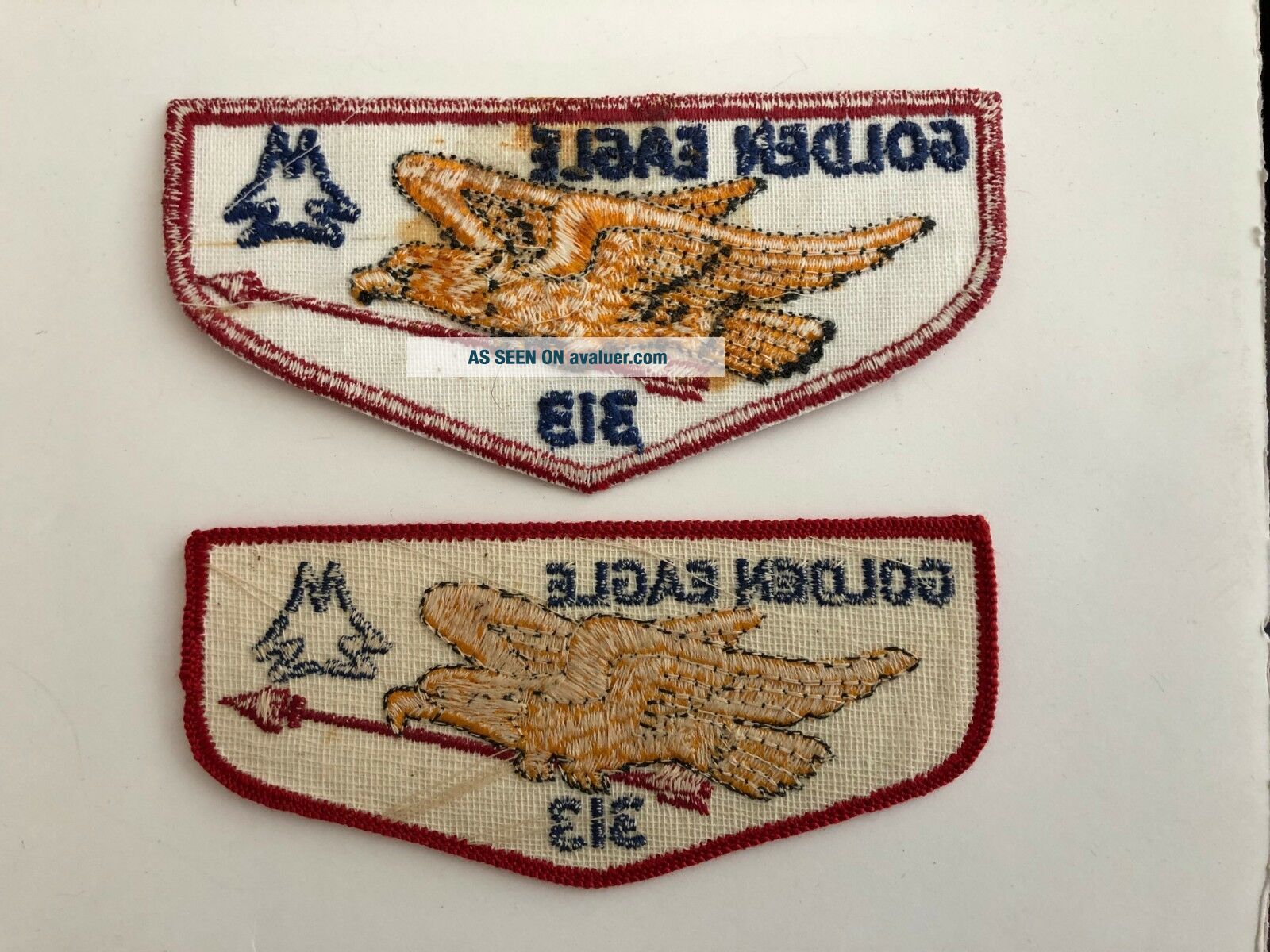 Golden Eagle Lodge 313 F1b & F2 OA Patches Order Of The Arrow Boy ...