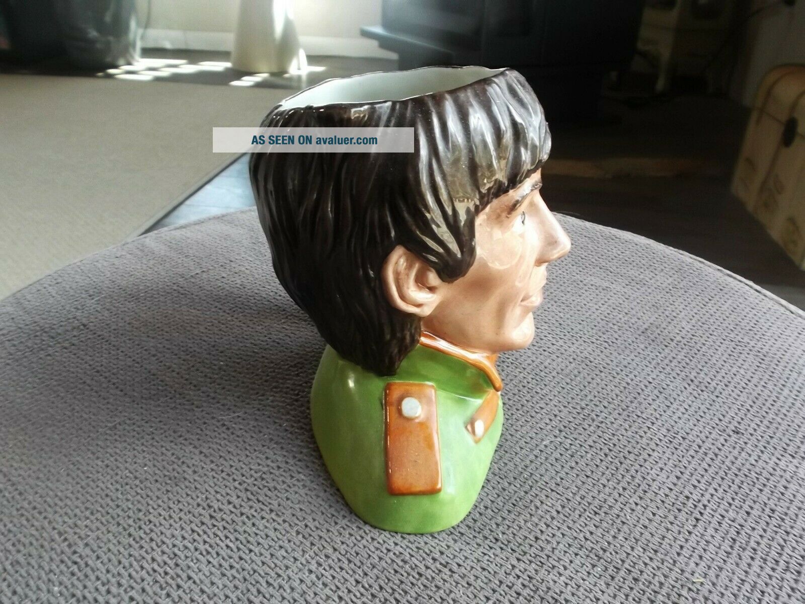 THE BEATLES GEORGE HARRISON ROYAL DOULTON CHARACTER TOBY MUG | #3097904