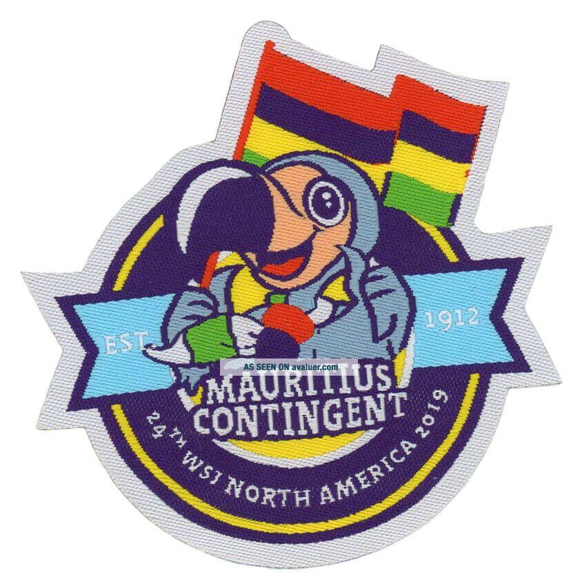 24th World Scout Jamboree 2019 Mauritius Contingent Uniform Patch Badge ...