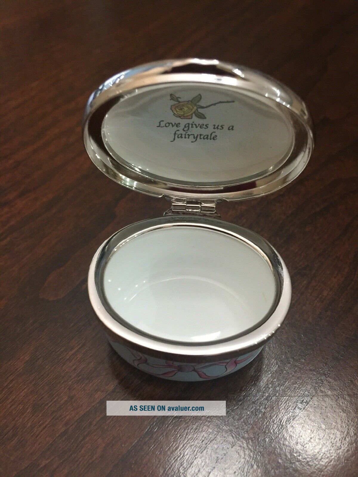 Halcyon Days Enamels Trinket Box - Love Gives Us A Fairytale - England ...