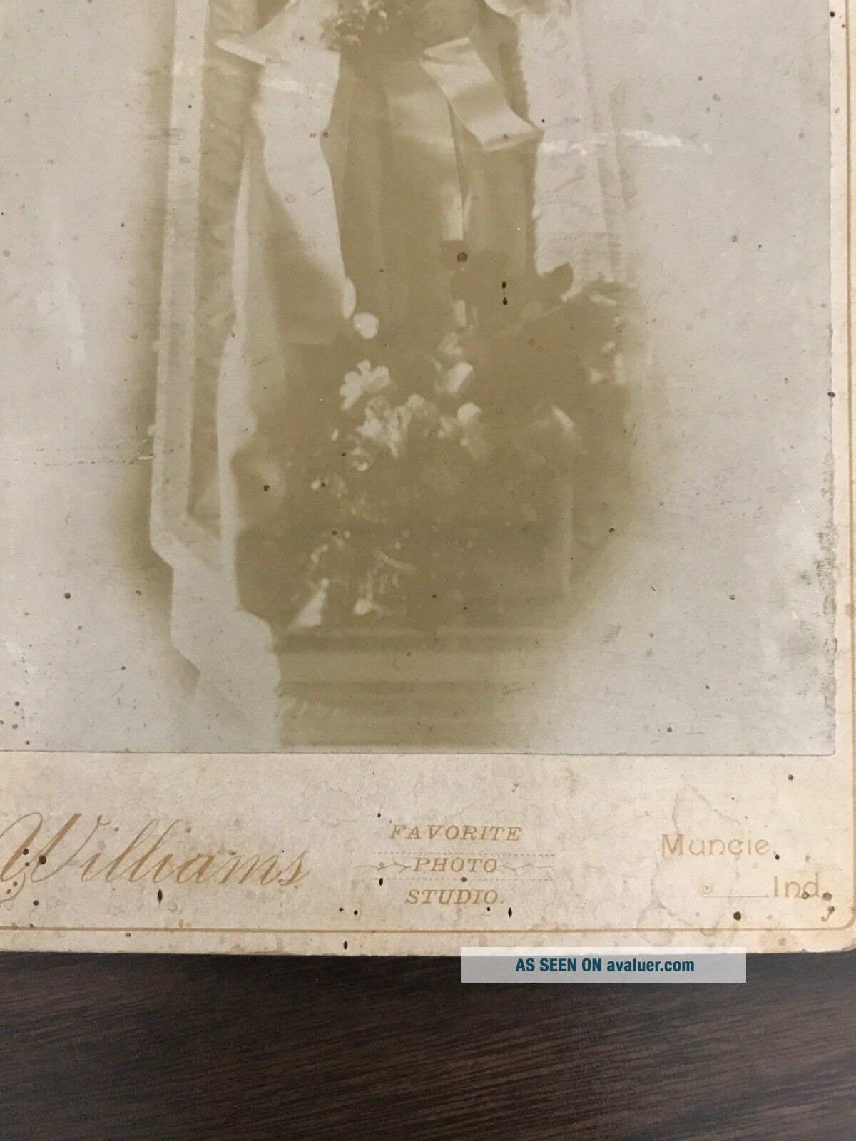 Antique Victorian Post Mortem Death Child Casket Photograph Muncie ...