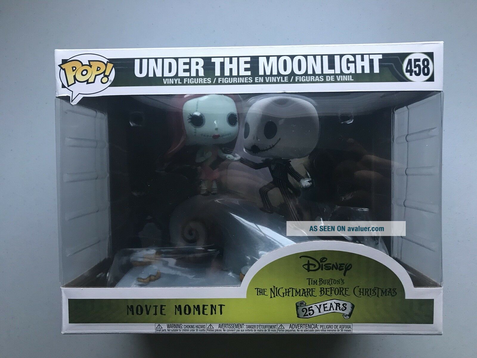 Funko Pop 458 Disney Under The Moonlight Jack Sally Nightmare Before ...