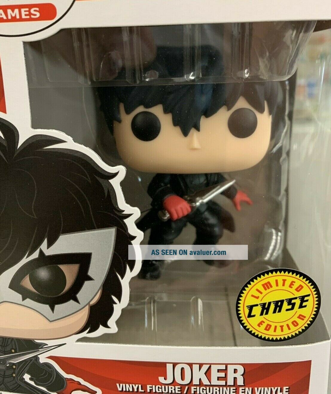 P5 PERSONA 5 JOKER FUNKO POP GAMES LIMITED EDITION CHASE FIGURE | #3115132