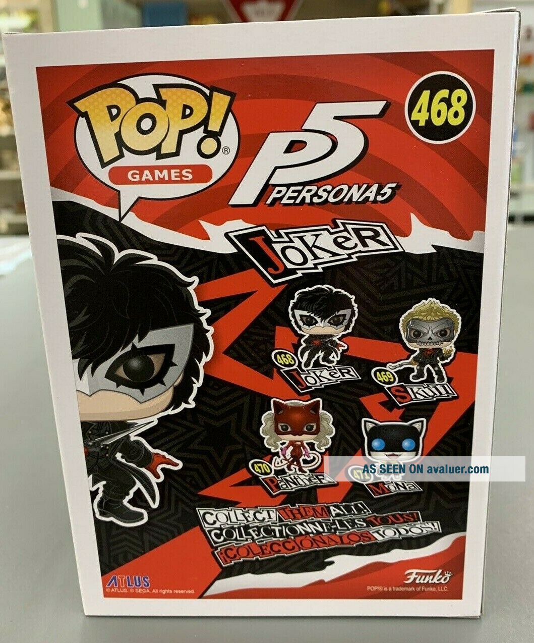 P5 PERSONA 5 JOKER FUNKO POP GAMES LIMITED EDITION CHASE FIGURE | #3115132