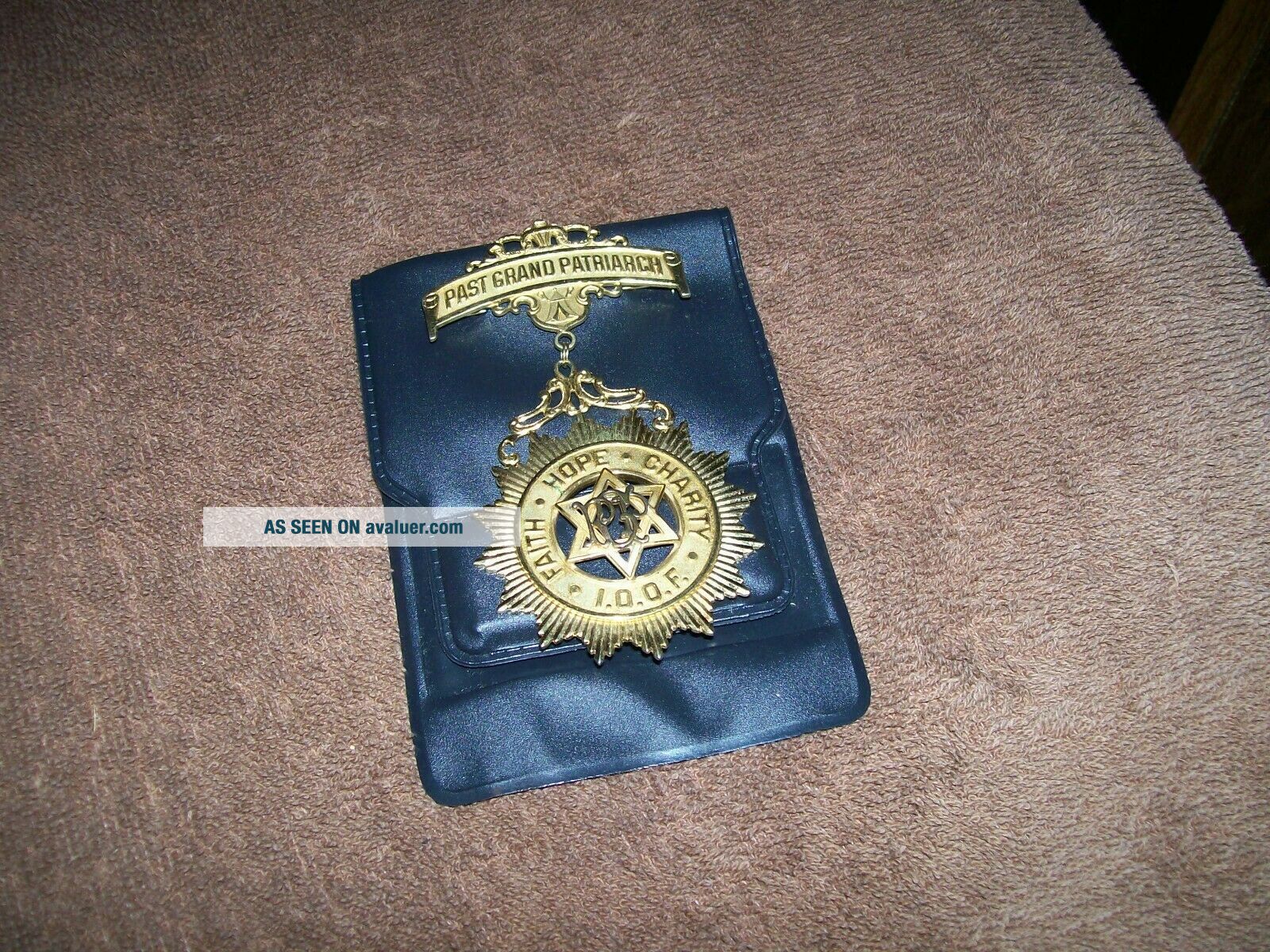 IOOF Past Grand Patriarch Pin Badge Medal - Independent Order Of Odd ...