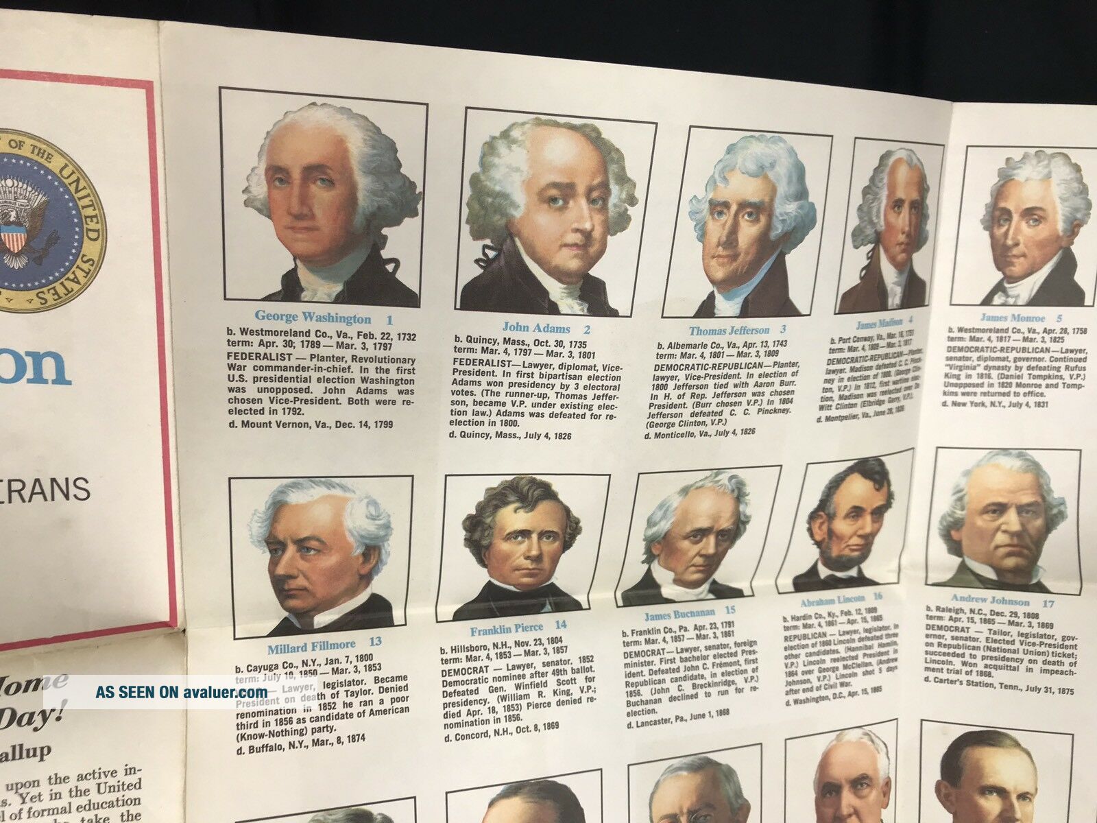 American Presidents And The 1972 Election Double Sided Poster | #3057198