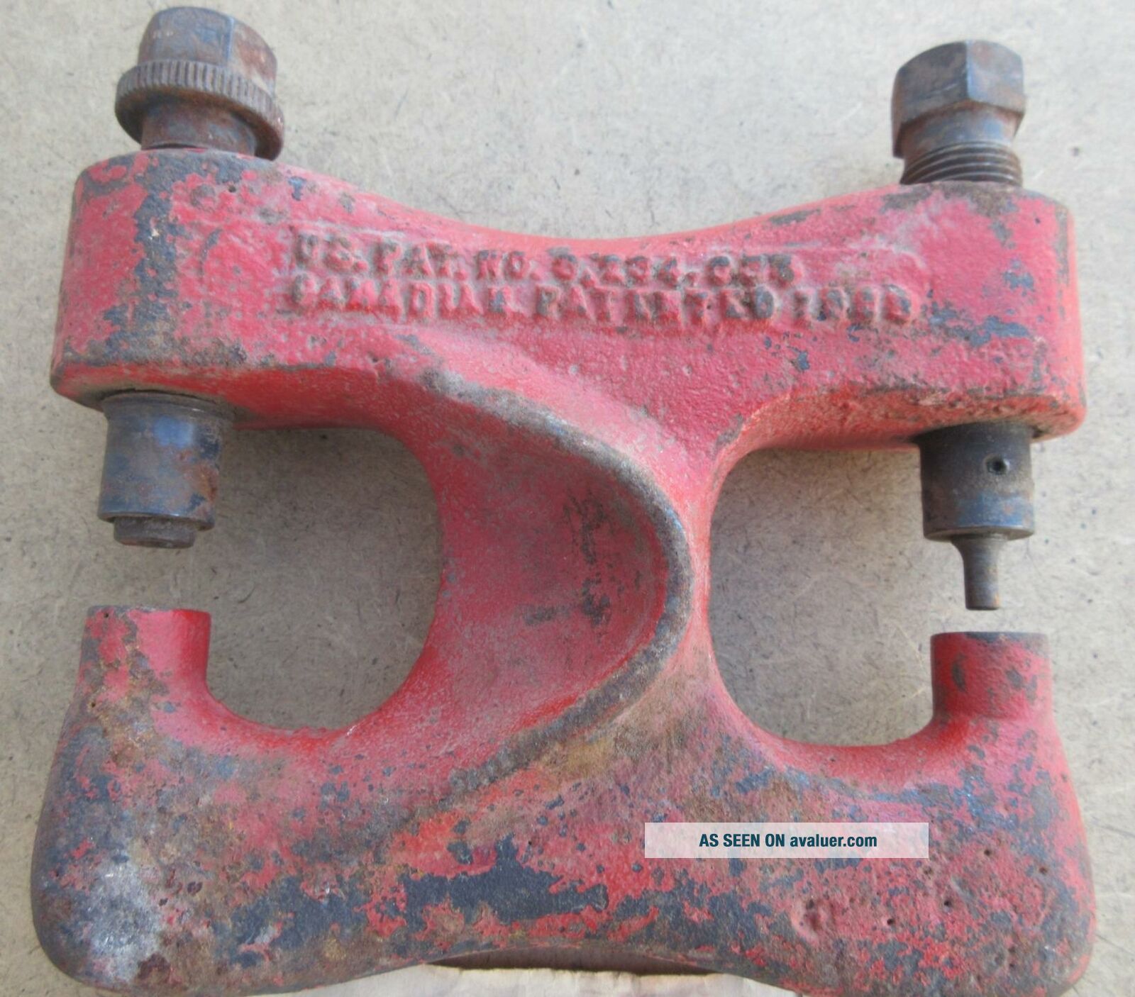 RIVET EZE MOWER COMBINE SICKLE TOOTH RIVET PUNCH TOOL Reuter Hopkins ...