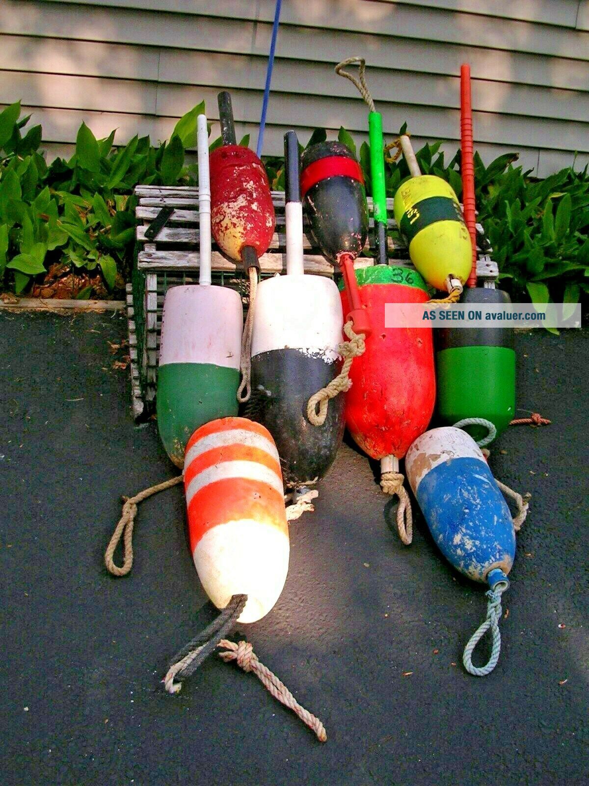 NINE (9) BUOYs FOR Snedvidek ONLY Maine Lobster Buoys | #3142357