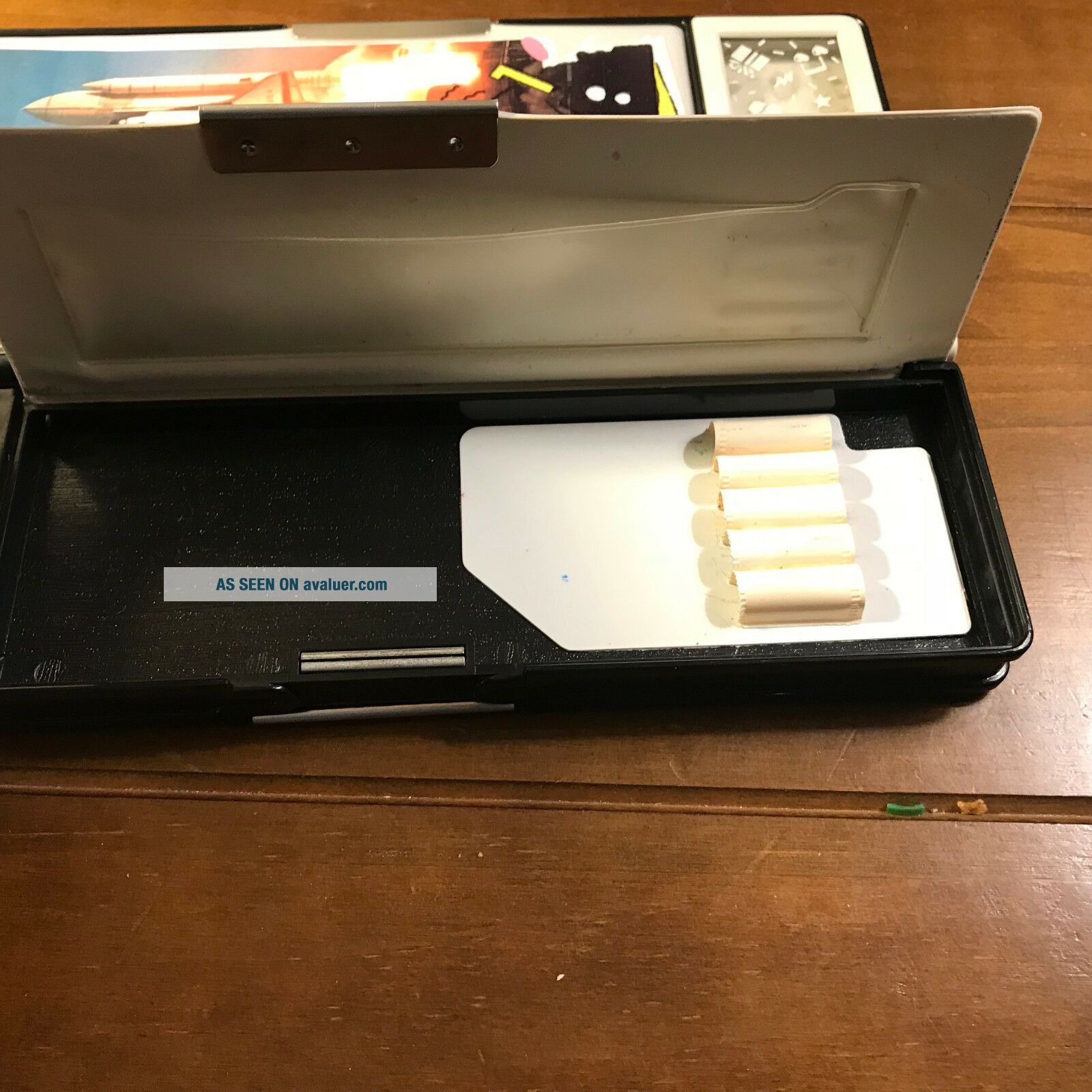 Vintage Flomo Pencil Case Box Space Shuttle Fighter Jet KF - G898 FM ...
