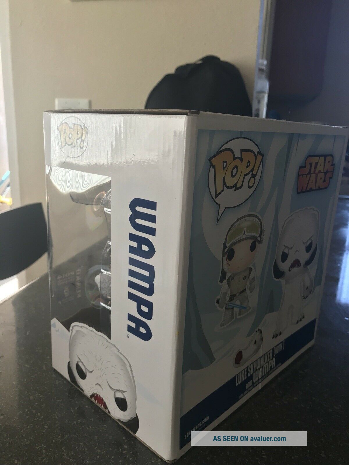 FUNKO POP STAR WARS LUKE SKYWALKER HOTH AND WAMPA CONVENTION EXCLUSIVE ...