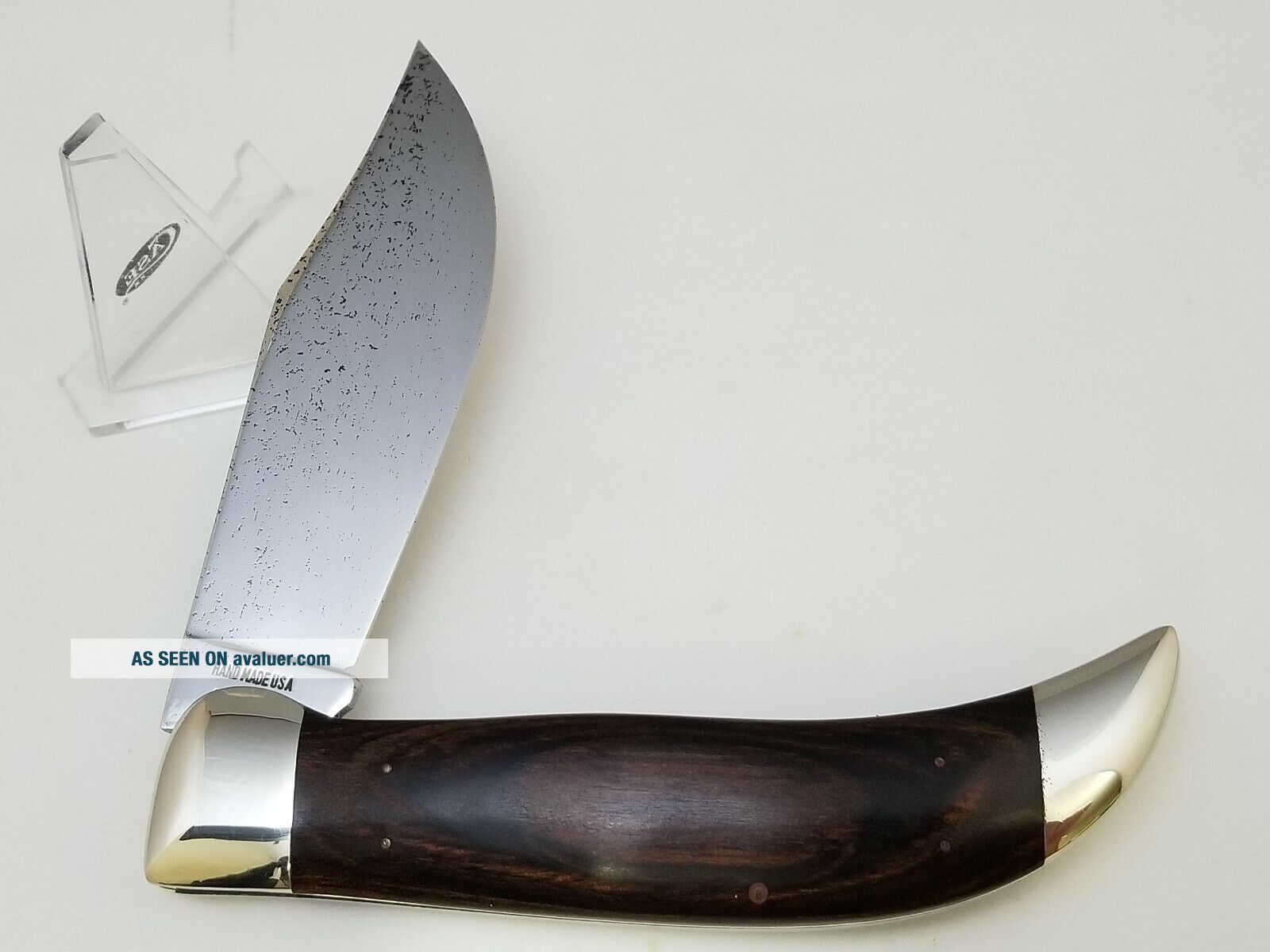 1972 8 Dot Case XX USA Buffalo Clasp Knife 5 1/2 " Pakkawood Handles ...