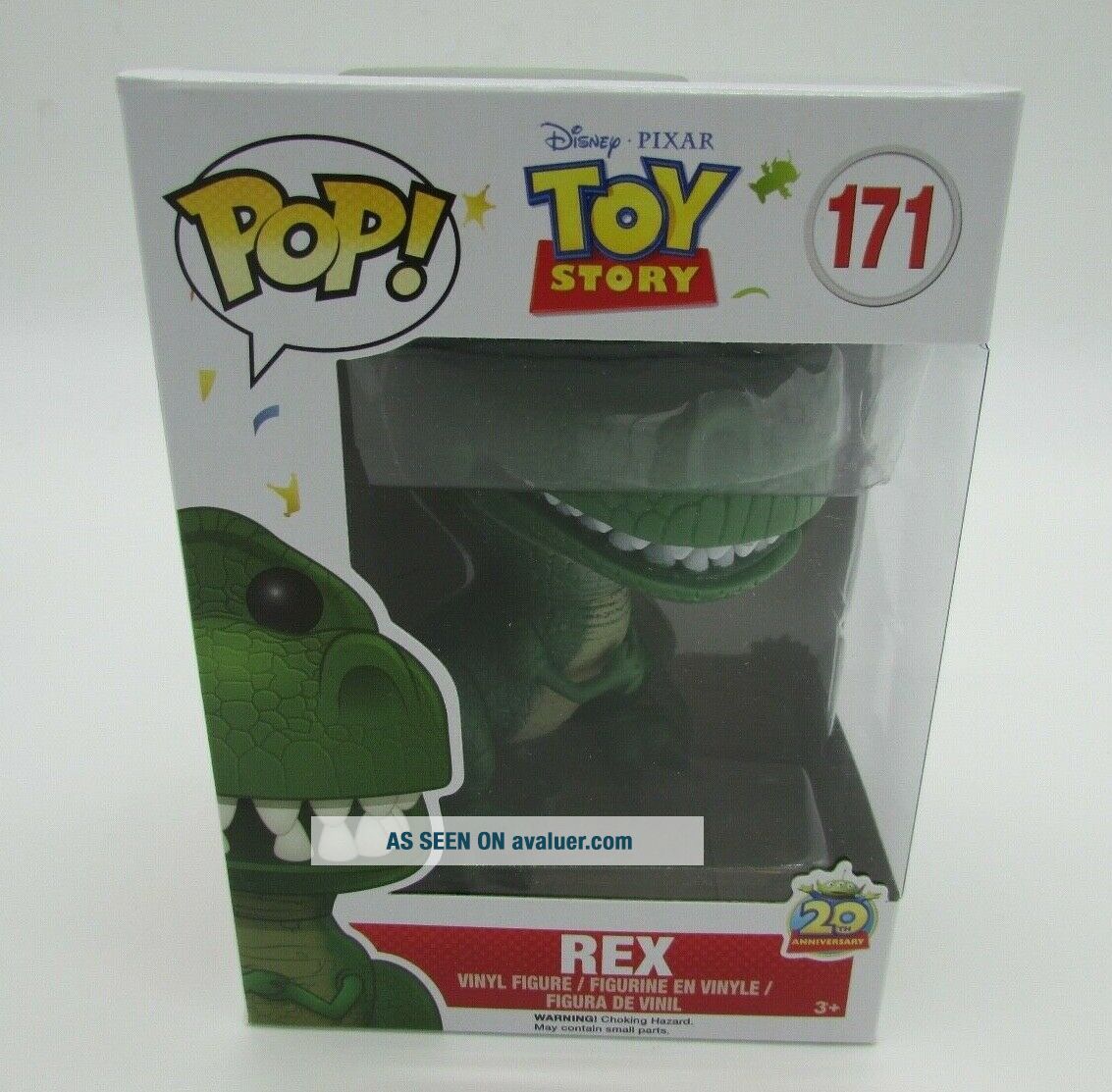 Funko POP Disney Pixar Toy Story Rex 171 Vinyl Figure With Protector ...