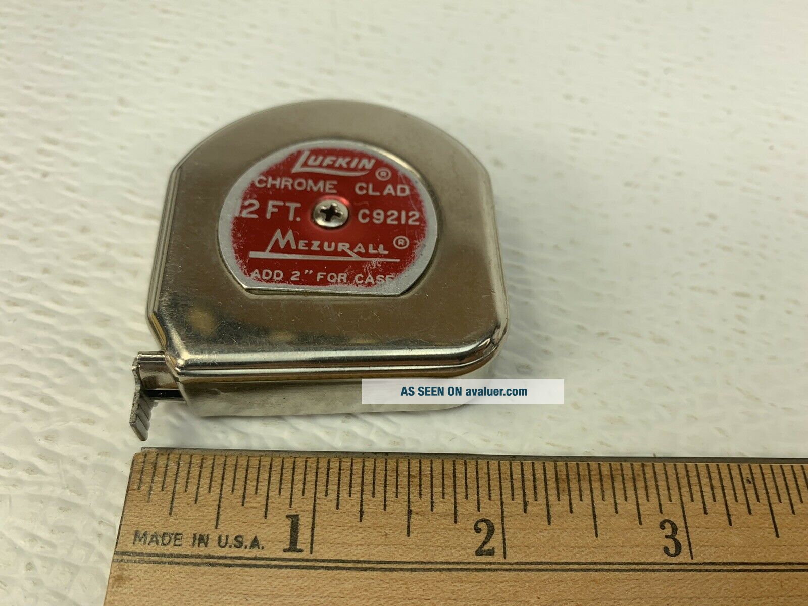 Vintage Lufkin 12 FT C9212 Mezurall And ROE 6 FT Retractable Measuring ...