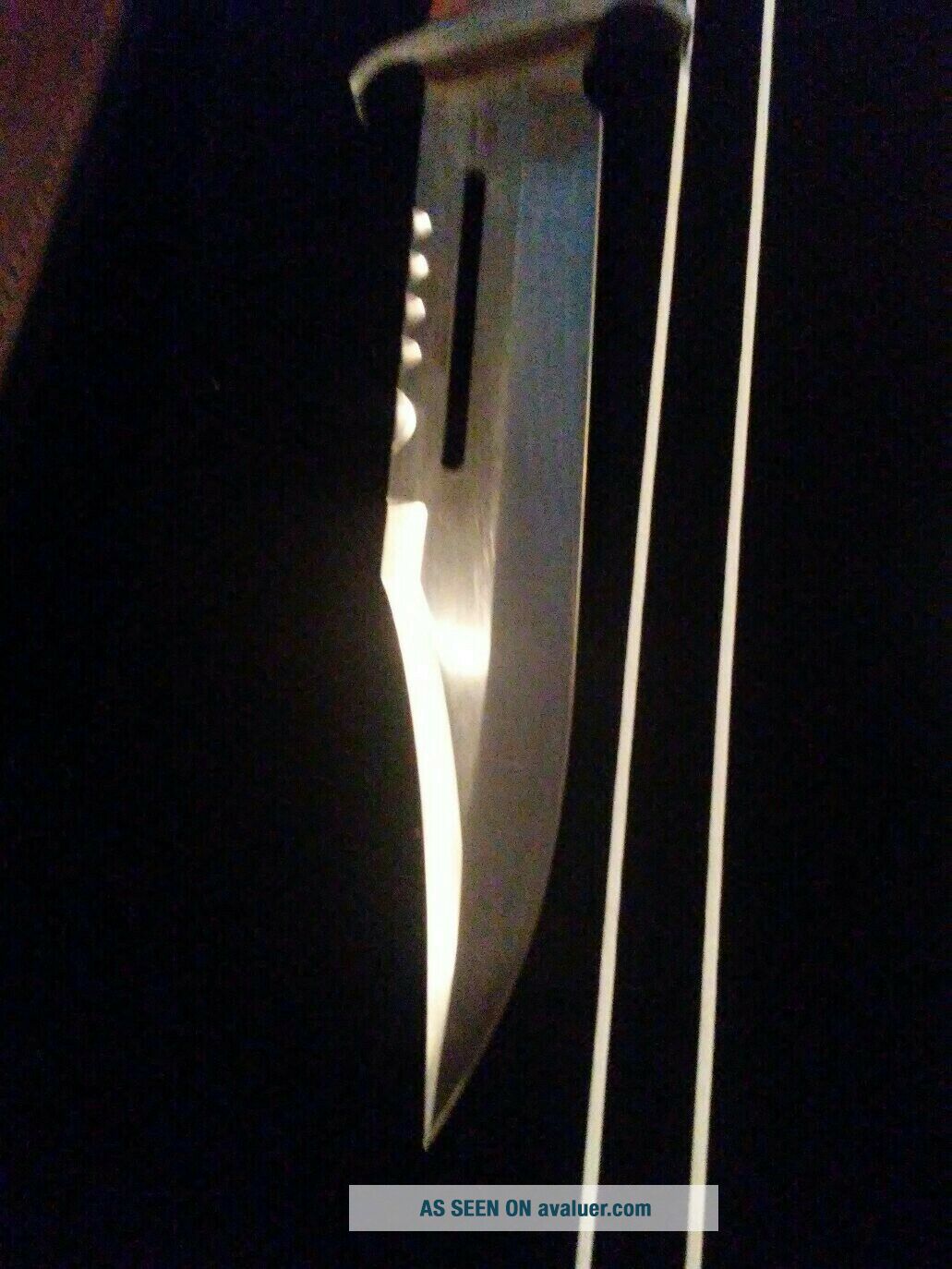 Gil Hibben Rambo III Bowie Knife 11 Inch Blade 16 Inch Total Length ...